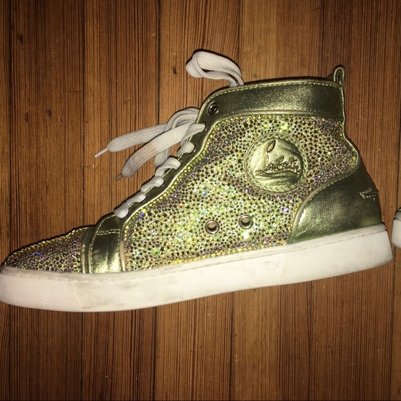 Christian Louboutin | Shoes | Louboutin Swarovski Strass Sneakers ...